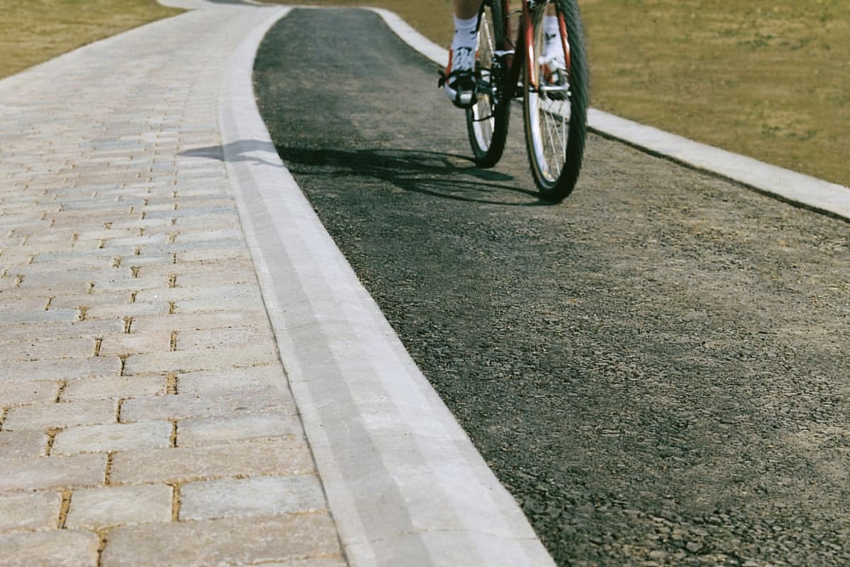Cycleway Demarcation Flag Paving | Marshalls