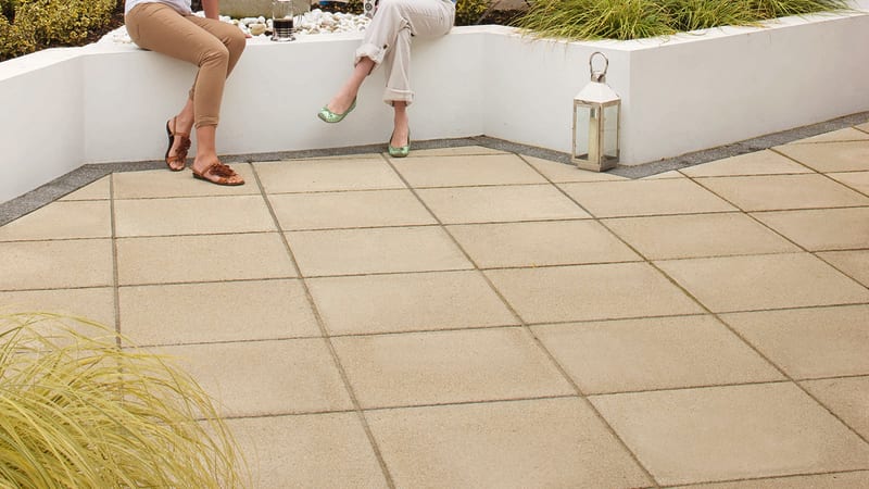 Saxon Paving, Saxon Buff Slabs & Pavers, Textured Non Slip Paving ...